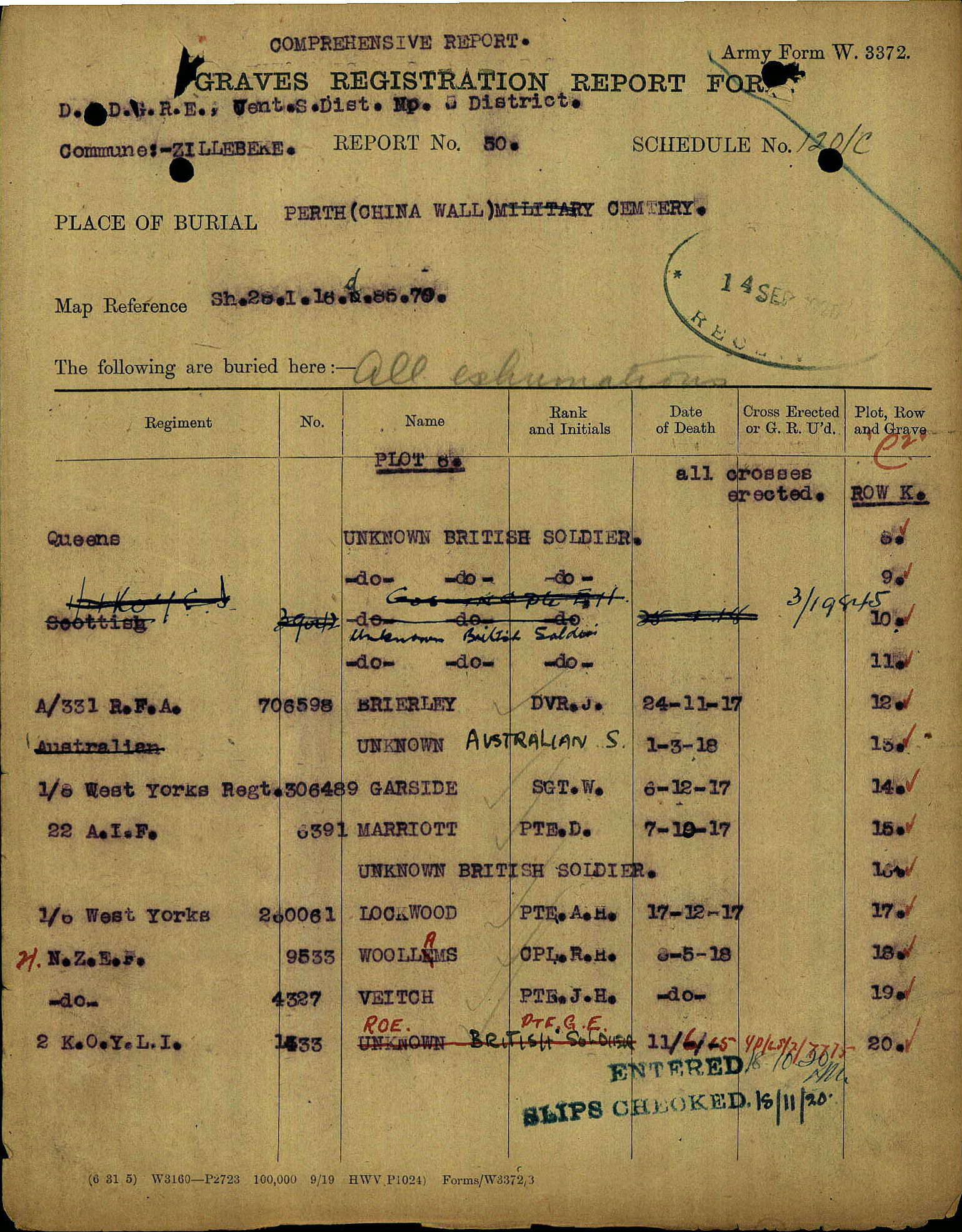 The Execution of Pte George Roe 1915